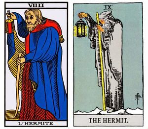 O Eremita, Arcano Maior do tarot- descrição, simbologia, significado e ...